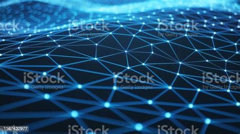 Internet Connection Technology Concept Cloud Computing Neural Communications Of A Supercomputer