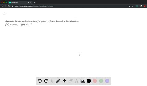 Solvedcalculate The Composite Functions F ∘g And G ∘f And Determine