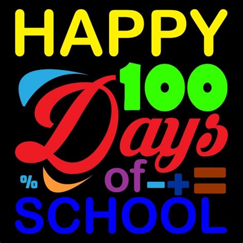 Premium Vector 100 Days Of School T Shirt Print Design Template