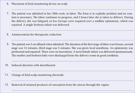 Solved Coding Knowledge Check 1 A Cesarean Section That Chegg Com