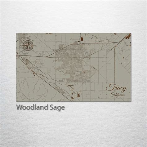 Tracy California Street Map Street Map Custom Wall Art Map Shop