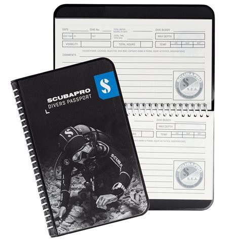 Scubapro Divers Logbook Scuba Diving Log Book