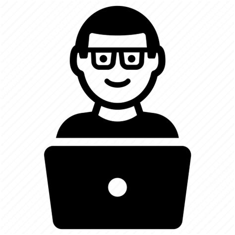 Computer Geek Glasses Nerd Icon Download On Iconfinder