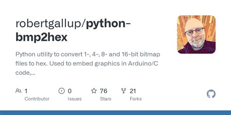 GitHub Robertgallup Python Bmp Hex Python Utility To Convert And Bit Bitmap