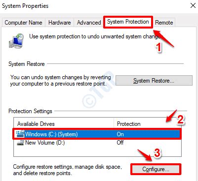 Fix System Restore Not Working Problem In Windows