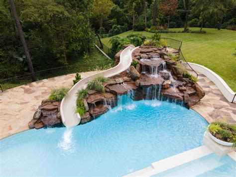 Luxury Pool Slide Paradise Residential Water Slide