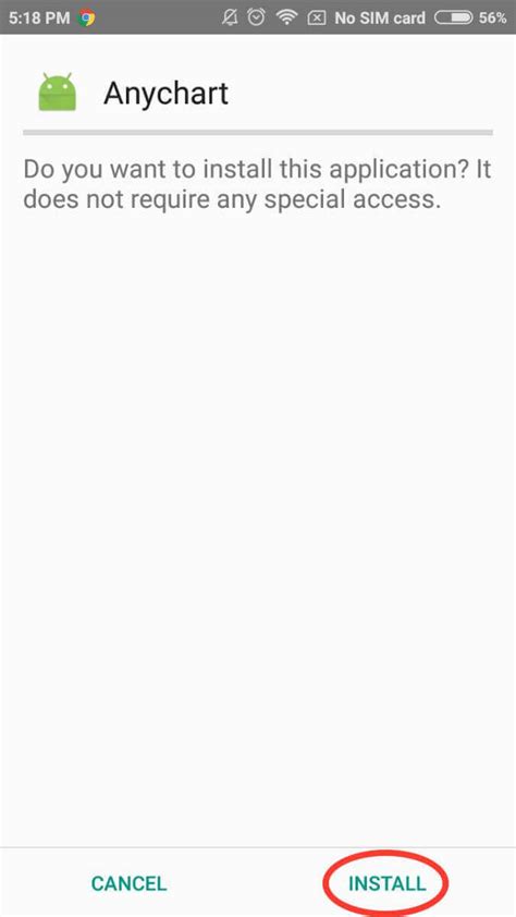 android basic sample anychart