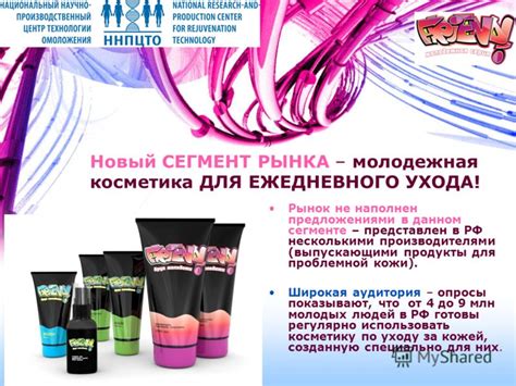 Презентация на тему: "Молодежная линейка продукции. Новые продукты ...