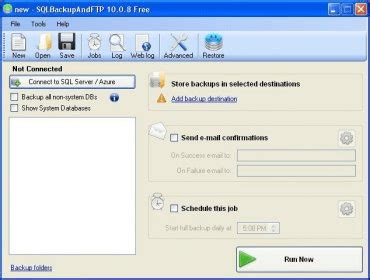 SQL Backup аnd FTP Download SQLBackupAndFTP exe
