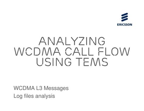 Pdf Analyzing Wcdma Call Flow Using Tems Dokumen Tips