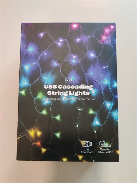 Cascading Lights Typo Furniture And Home Living Home Decor Other Home Decor On Carousell