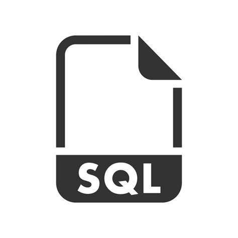 Premium Vector Sql File Format Icon