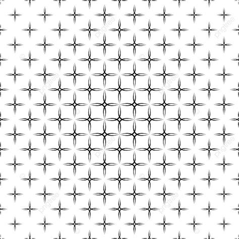 Seamless Monochrome Curved Line Pattern Textile Print Vector Symmetrical Vector Textile Print