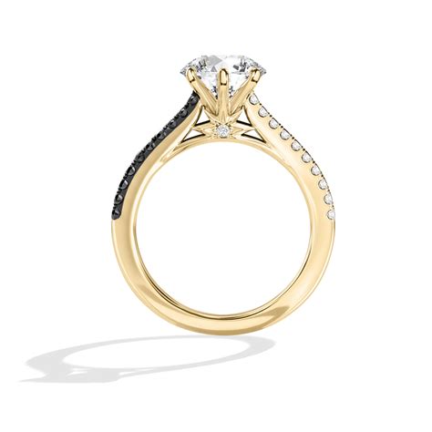 Galaxy Star Lab Grown Diamonds Light X Dark 14k Gold With Black Rhodiu Star Wars™ Fine Jewelry