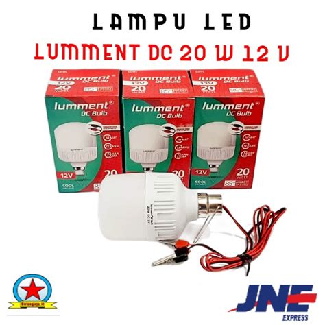 Jual Lampu Led Lumment Dc Watt Aki V Shopee Indonesia