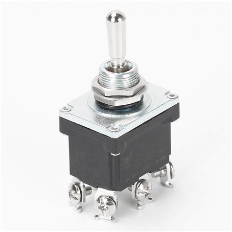Dpdt 30a 12vdc Ip67 Waterproof Metal Toggle Switch 6pin Screw Terminal