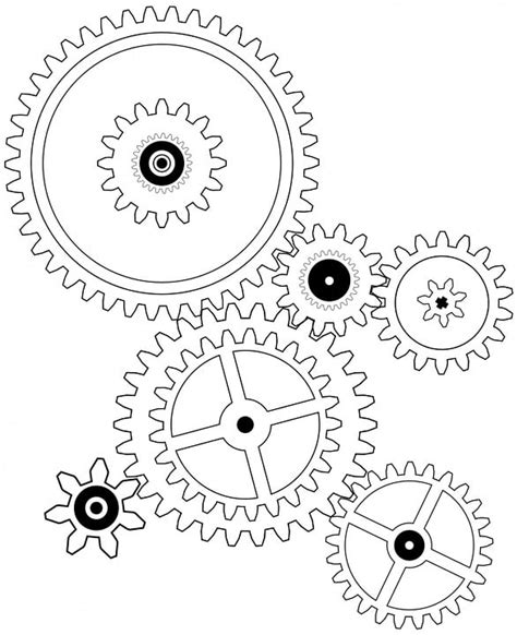 Free Illustration Cogs Cog Wheel Drawing Gear Free Image On
