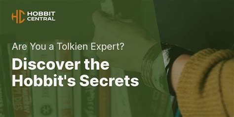 Test Your Knowledge The Hobbit And J R R Tolkien Quiz Hobbit Central