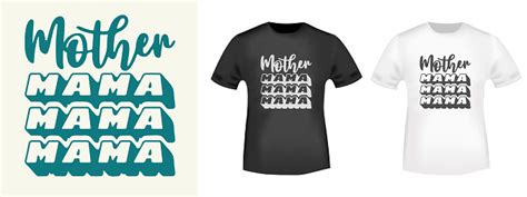 티셔츠 스탬프 티 프린트 아플리케 배지 라벨 의류 또는 기타 인쇄 제품을위한 어머니 Mama 벡터 일러스트레이션 T 셔츠에 대한 스톡 벡터 아트 및 기타 이미지 Istock