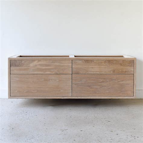 Floating Vanity Solid Wood Floating Bathroom Vanity What We Make