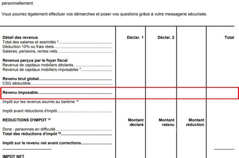 Revenu Imposable 2019 Définition Et Calcul