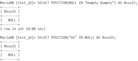 MySQL POSITION Find The Position Of A Substring In A String In MySQL MySQLCode