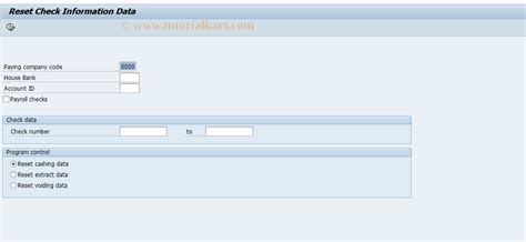 FCHG SAP Tcode Delete Cashing Extract Data