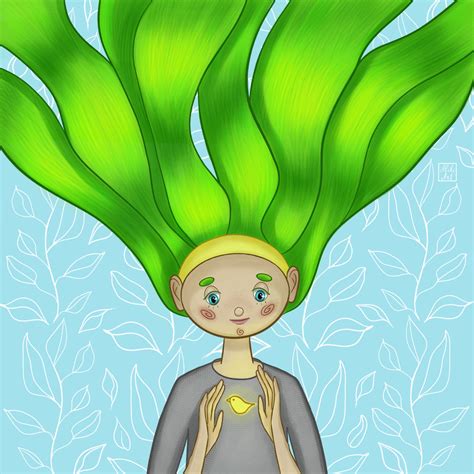 Иллюстрация Девочка Весна в стиле 2d, детский, персонажи