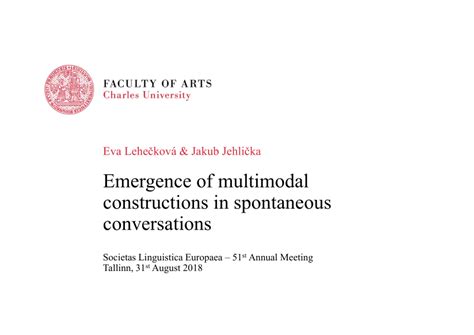 Pdf Emergence Of Multimodal Constructions In Spontaneous Conversations