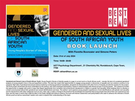 Hsrc Human Sciences Research Council On Linkedin Join Hsrc Press For The Launch Of Another