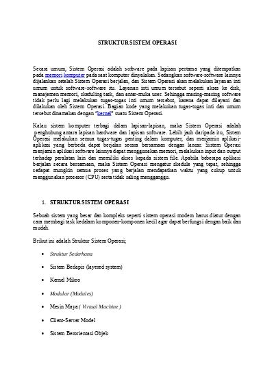 Struktur Sistem Operasi Mikrotik 3