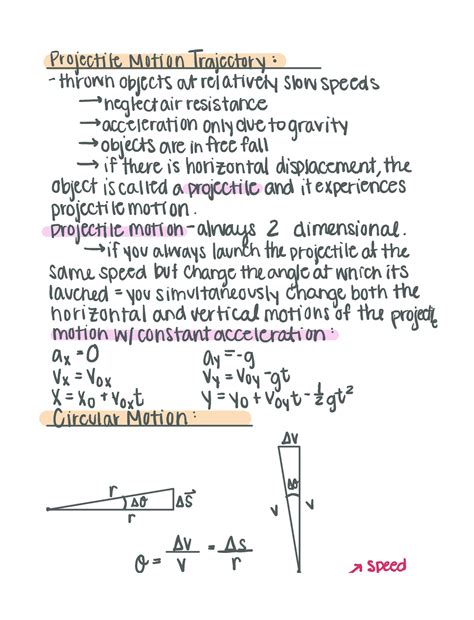 prelecture 4 pre lecture notes from flipitphysics projectile