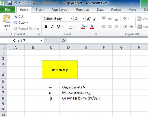 BLOG PRIBADI Cara Membuat Formula Dan Grafik Pada Microsoft Excel