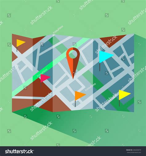 Colorful Map Pointers Digital Vector Icon Stock Vector Royalty Free Shutterstock