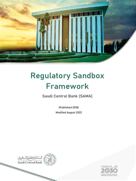regulatory sandbox framework en pdf innovation finance and money