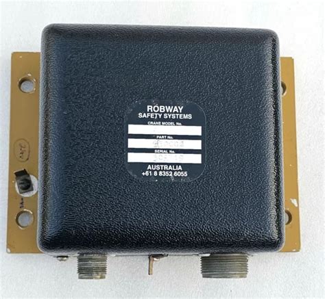 Le SystÈme De SÉcuritÉ Robway Est Indicateurs De Capacité De Grue Nominale Eur 397 99