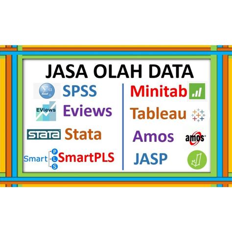 Jual Olah Data Statistik Spss Eviews Smartpls Amos Lisrel Jasp Minitab Shopee Indonesia