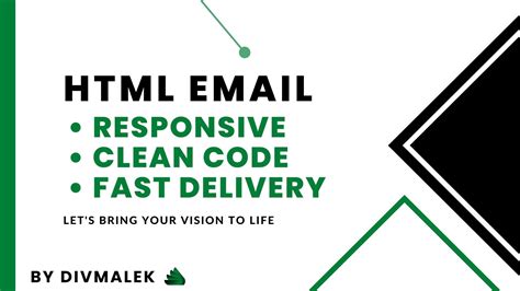 professional html email template