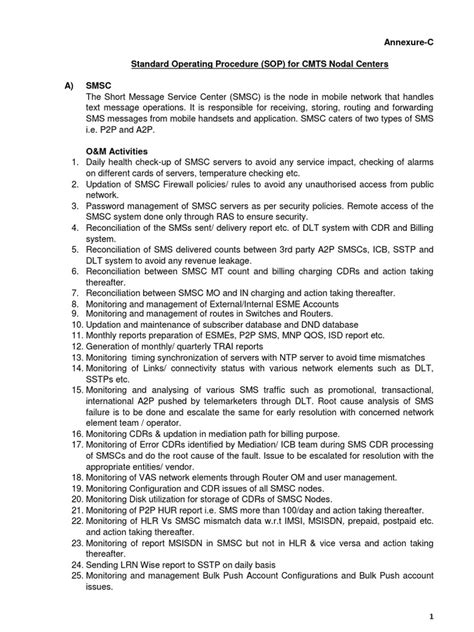 Annexure C Sop Nodal Pdf