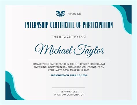 Free Printable Internship Certificate Templates To Customize Online