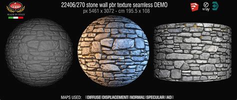 Stone Wall Pbr Texture Seamless 22406