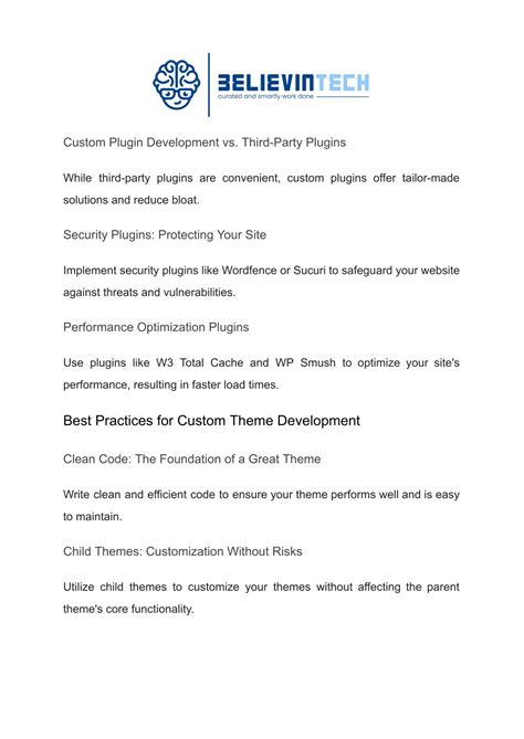 Ppt Wordpress Development Tips For Custom Themes And Plugins Powerpoint Presentation Id 12523437