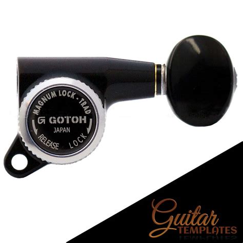 Gotoh Magnum Lock Trad 6 In Line Tuners