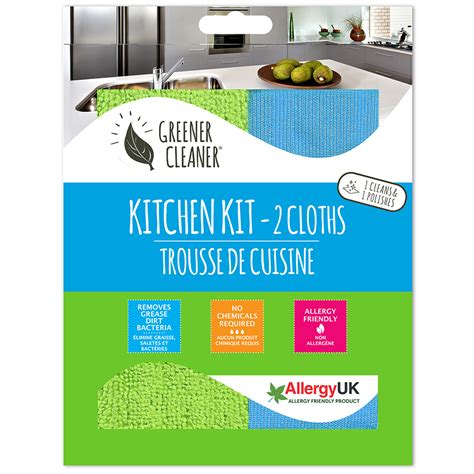 Greener Cleaner Kitchen Cloth Kit Pack Of 2 Greener Cleaner