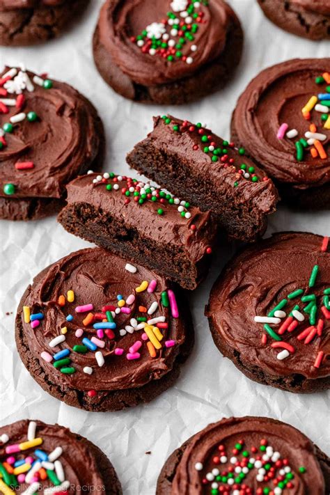 Chocolate Frosted Cookies Sallys Baking Addiction