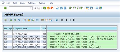 search sap abap program code using code scanner discovering abap