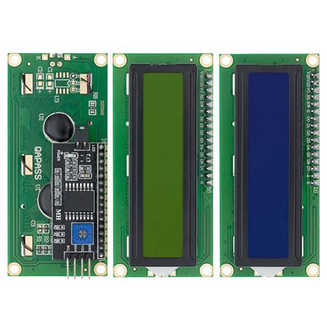LCD1602 LCD Screen Module Blue Yellow Green Screen IIC I2C 1602 LCD Module LCD1602A Blue Screen
