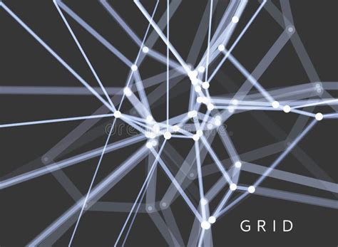 Lattice Structure Science Or Technology Background Graphic Design D Grid Surface Stock