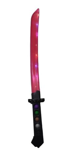 Espadas Ninjas Katana Samurai Juguete Niños Luz Led Sonido Cuotas Sin