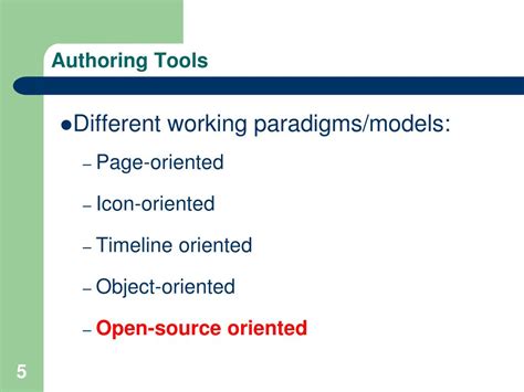 Ppt Introduction To Authoring Tools Powerpoint Presentation Free